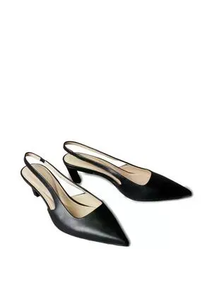 Calvin Klein 40mm Leather Slingback Pumps