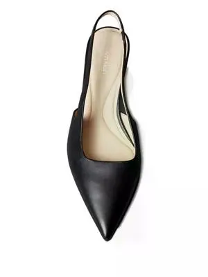 Calvin Klein 40mm Leather Slingback Pumps
