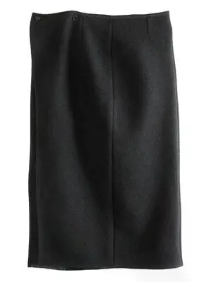 RIER Wool Midi Skirt