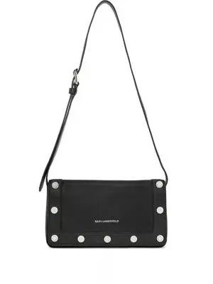 Karl Lagerfeld K/rocky Marais Shoulder Bag - Black