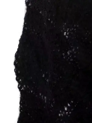 Comme Des Garçons Open-work Long-sleeve Sweater