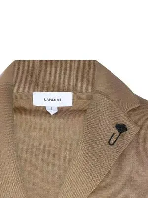 LARDINI Patch-pocket Three-button Wool Blazer