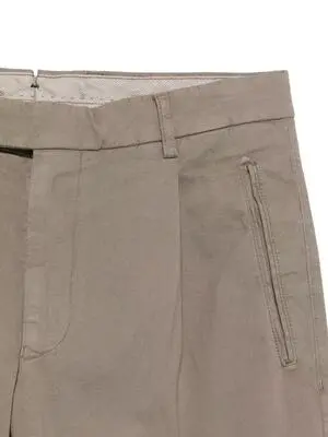 BERWICH Pleated Trousers - Brown