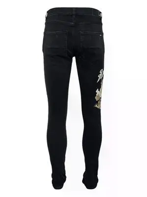 Amiri Dragon-embroidered Jeans