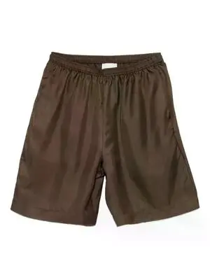 Loulou De Saison Zinia Elasticated Shorts - Brown