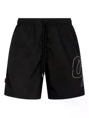 Off-White Drawstring Swim Shorts