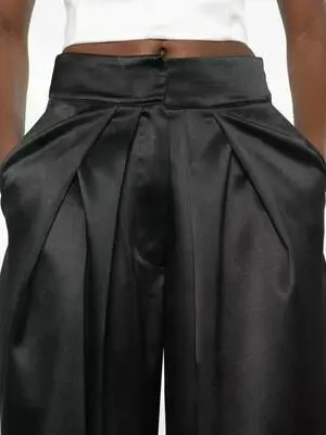 RHIZOME Taffeta Pleated Trousers