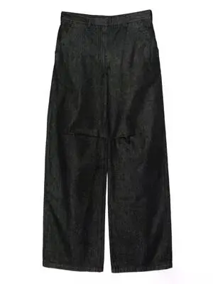 ENTIRE STUDIOS Side-pocket Wide Leg Jeans - Black