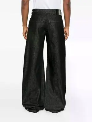 ENTIRE STUDIOS Side-pocket Wide Leg Jeans - Black
