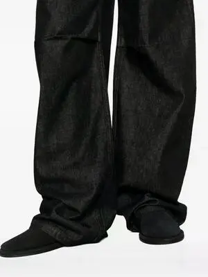ENTIRE STUDIOS Side-pocket Wide Leg Jeans - Black