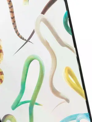 SELETTI Snake-print Mirror