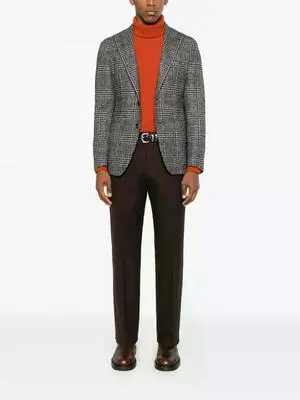Tagliatore Checked Button Jacket