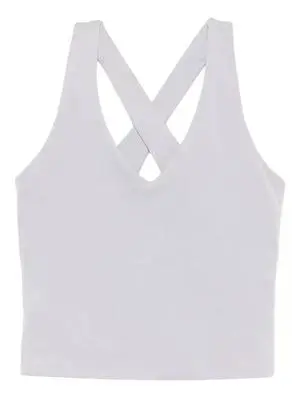 GIRLFRIEND COLLECTIVE Zoe Cross-back Tank Top - Purple