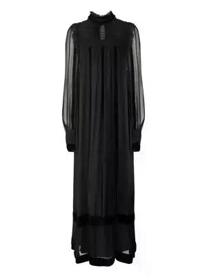 Alberta Ferretti Sheer Maxi Dress