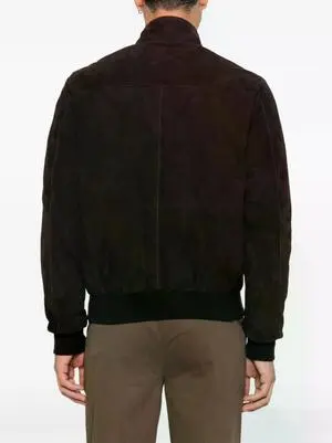 THE JACK LEATHERS Suede Bomber Jacket