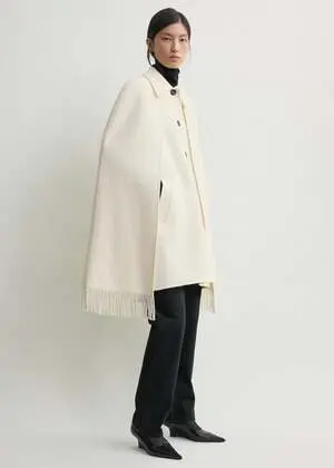 TOTEME Fringe Cape Coat