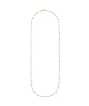 TOTEME Infinity Pearl Necklace - White,gold