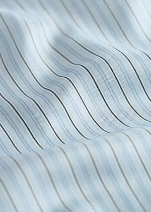 TOTEME Striped Silk Scarf Ice/white - Blue