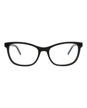Saint Laurent Cat Eye Frame Recycled Acetate Optical Frames - Black Black Transparent (slm121/30014323/001)