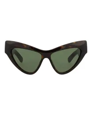 Gucci Cat Eye-frame Recycled Acetate Sunglasses - Havana Havana Green (gg1294s/30013847/004)