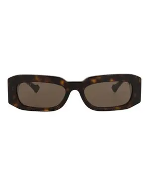 Gucci Square-frame Recycled Acetate Sunglasses - Havana Havana Brown (gg1426s/30014474/002)
