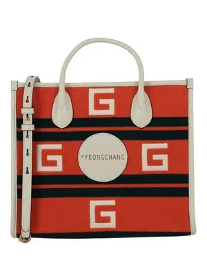 Gucci Pyeongchang Small Embroidered Tote - Multicolor