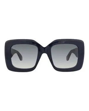 Alaïa Square Frame Recycled Acetate Sunglasses - Blue Blue Grey (aa0065s/30014218/003)