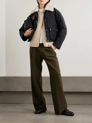 Loewe Shearling-lined Padded Jacket