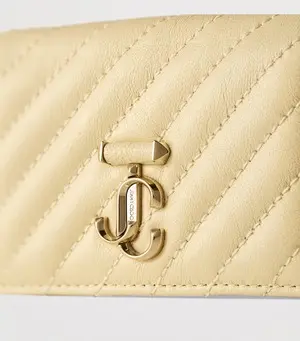 JIMMY CHOO Curve Nello Leather Wallet