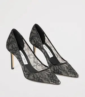 JIMMY CHOO Romy 85 Lace Pumps