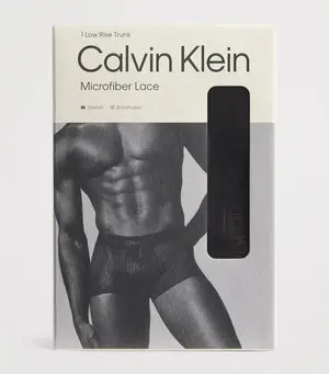 Calvin Klein Microfibre Lace Trunks