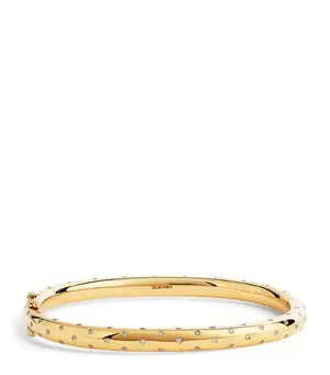 ANITA KO Cosmo Orion Diamond Bangle - Gold