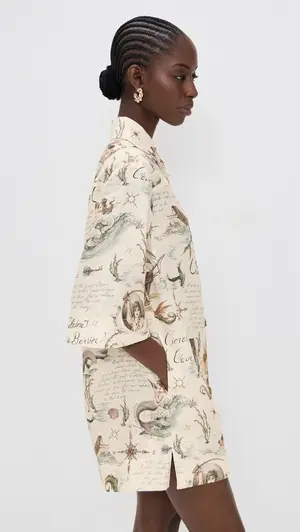 Zimmermann Printed Tunic Dress