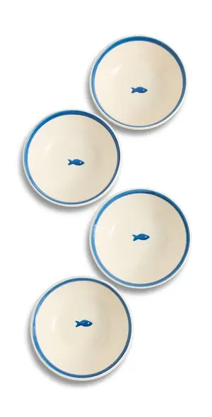 ZAFFERANO Small Bowl Set Of 4 - Blue