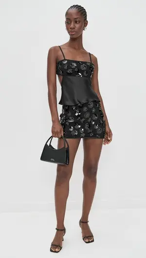 BAILEY ROSE Embellished Miniskirt