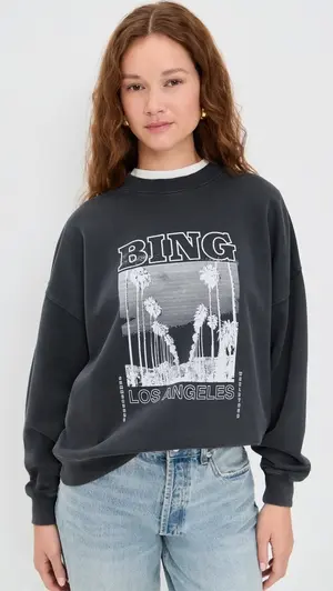 ANINE BING Miles Bing Tour Sweatshirt