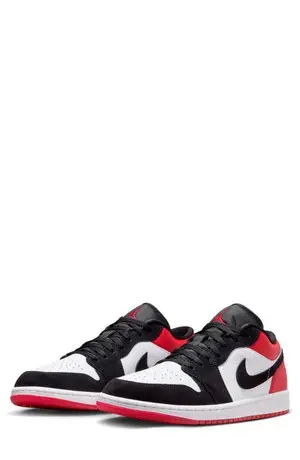 JORDAN Air 1 Low Basketball Sneakers White/varsity Red