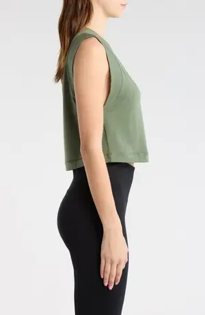 Spanx Supernaturals Muscle Tee - Eucalyptus