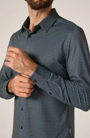 7 Diamonds Warren Wrinkle Resistant Performance Button-up Shirt - Olive