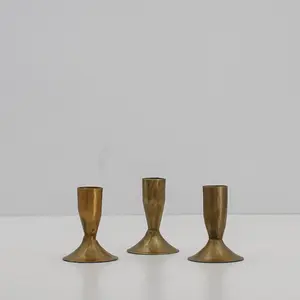 CG HUNTER 3.5" Iron Candleholders - Brass