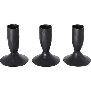 CG HUNTER 3.5" Iron Candleholders - Black