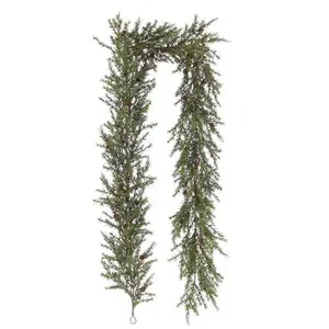 CG HUNTER 9' Artificial Pine Garland With Pinecones