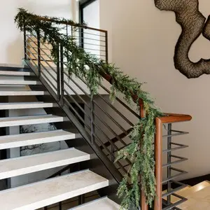 CG HUNTER 9' Artificial Pine Garland With Pinecones