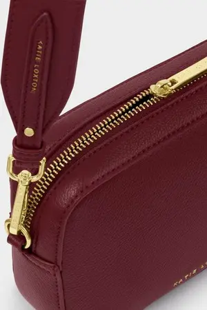 KATIE LOXTON Avery Small Crossbody Camera Bag - Cherry