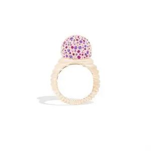 CAMPBELL + CHARLOTTE Revel Bobble Cocktail Ring - Multi-stone