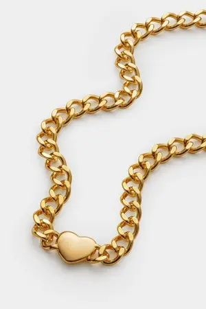 KATIE LOXTON Allure Waterproof Heart Chain Necklace