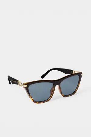 KATIE LOXTON Marbella Sunglasses - Black Tortoiseshell
