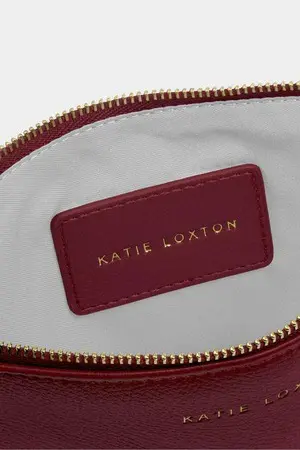 KATIE LOXTON Hallie Wristlet Pouch - Cherry