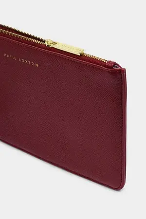KATIE LOXTON Hallie Wristlet Pouch - Cherry