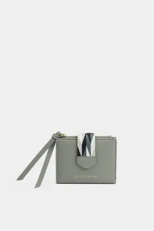 KATIE LOXTON Hallie Wallet - Graphite Green
